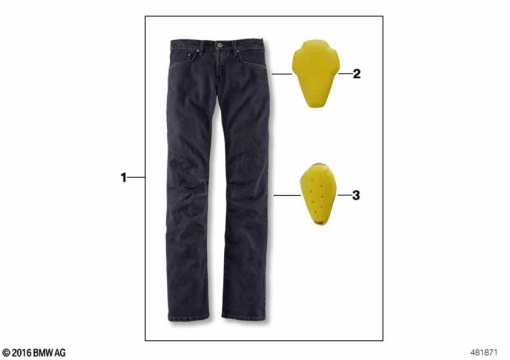 MAX BMW Motorcycles - JEANS FIVEPOCKET LADIES - 2017